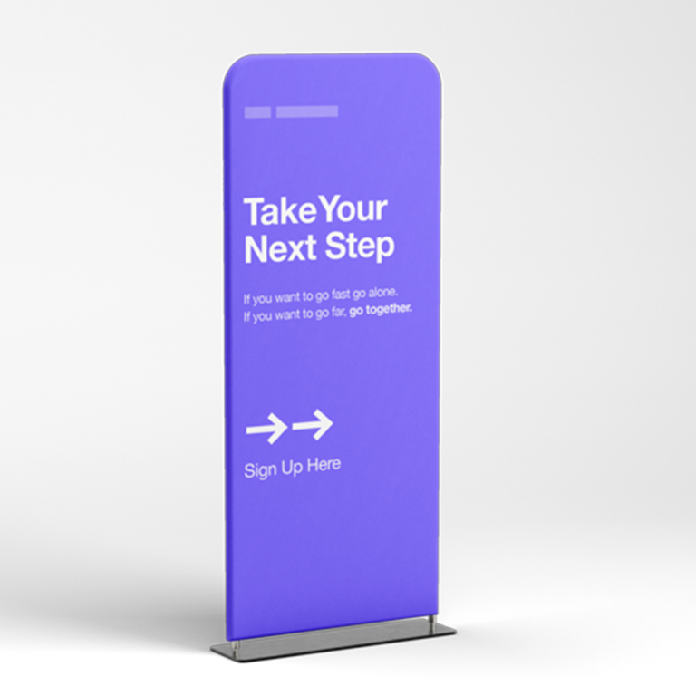 Fabric Tube Display – Handheld Signs for Churches, Events + More